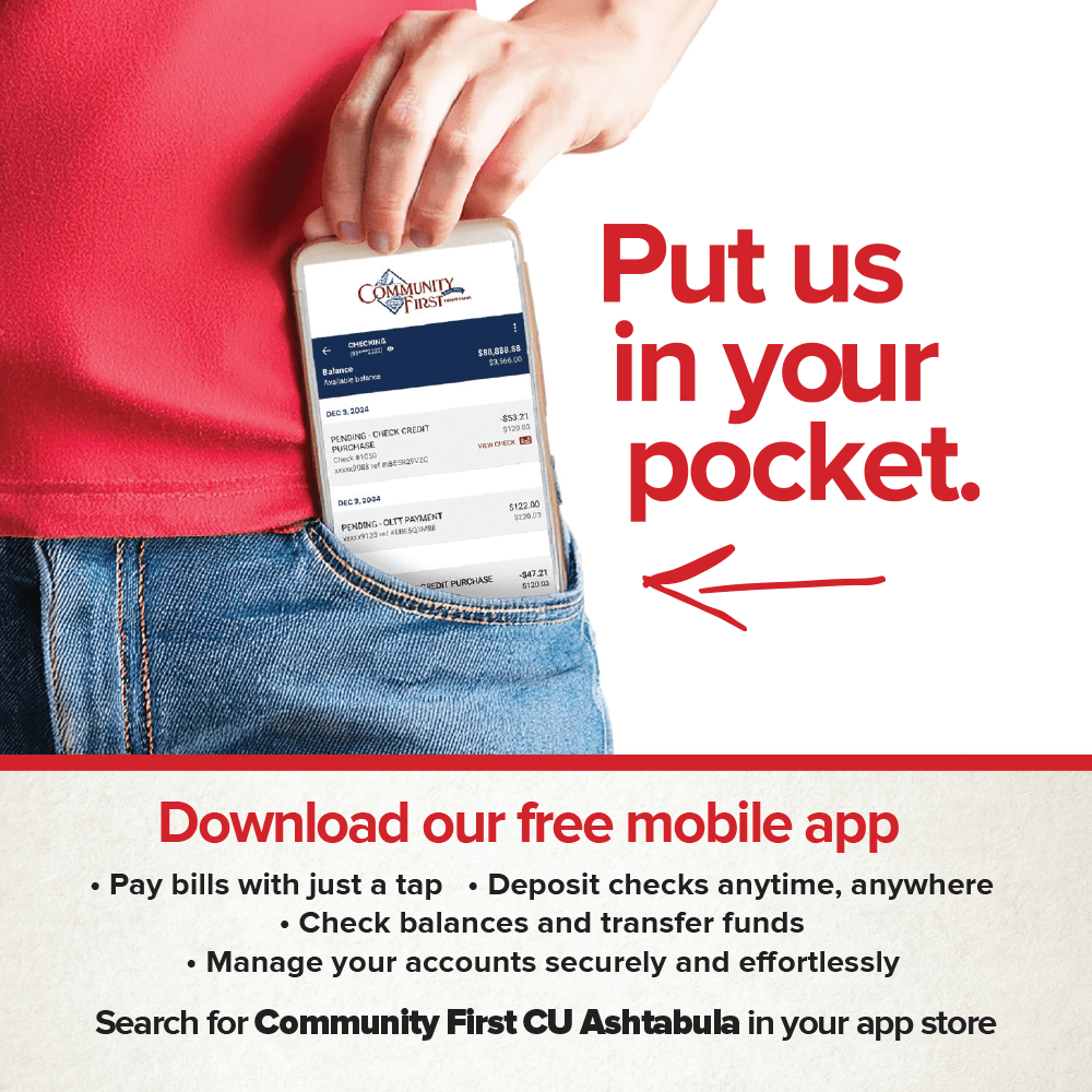 Put us in your pocket! Download our free mobile app - Community First ...